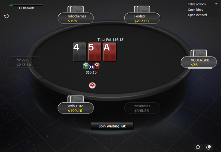 PokerStars Clone for 888 | PokerTableThemes