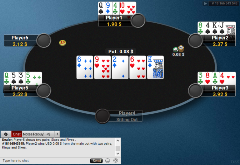 PokerStars Hyper-Simple for PartyPoker | PokerTableThemes