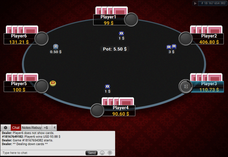 PokerStars Hyper-Simple for PartyPoker | PokerTableThemes