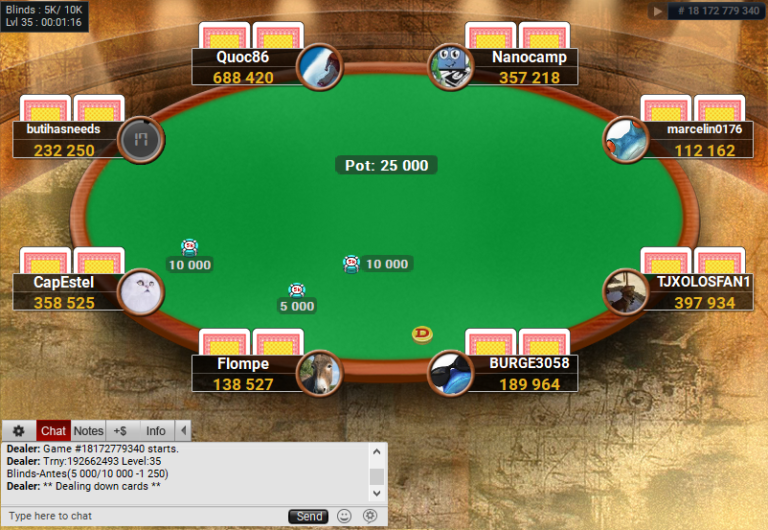 PokerStars Classic for PartyPoker | PokerTableThemes